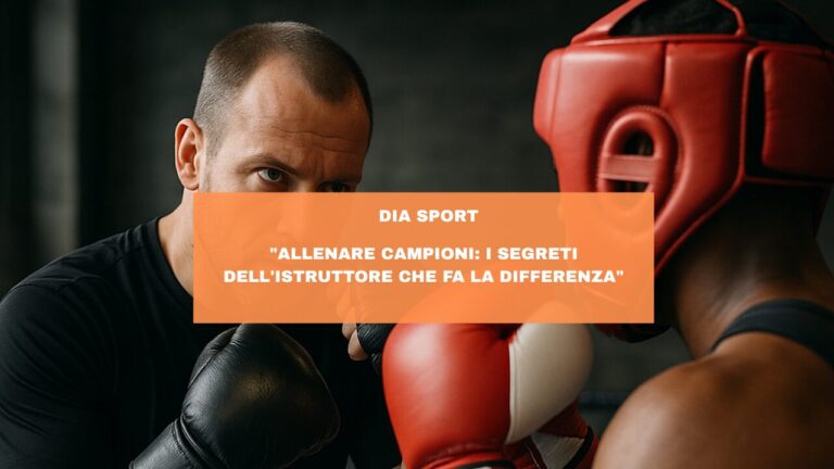 "Allenare campioni: i segreti dell'istruttore che fa la differenza ...